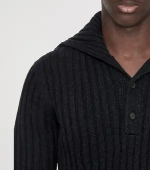 ALLSAINTS Merino Wool Funnel Neck Liev Sweater