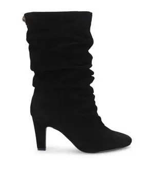 Kurt Geiger Suede Elizabeth Slouch Knee-high Boots 80 - Black