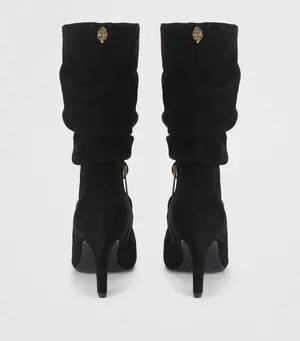 Kurt Geiger Suede Elizabeth Slouch Knee-high Boots 80