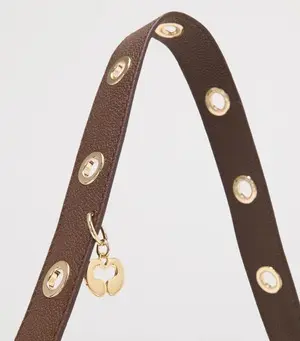 Maje Leather Miss M Shoulder Bag - Brown