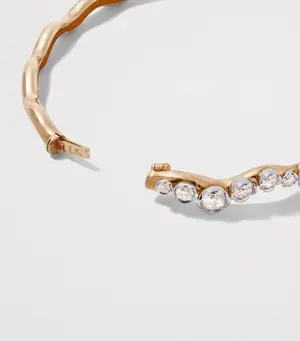 Annoushka White, Yellow And Diamond Whoopsie Daisy Bangle
