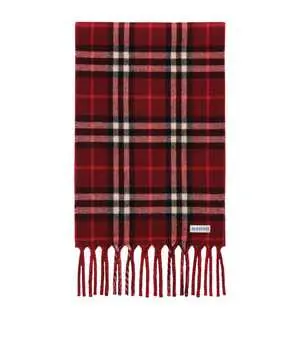 Burberry Cashmere Reversible Knight Stamp Scarf