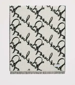 Burberry Wool Belt Logo Scarf