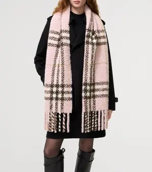 Burberry Alpaca-wool Bouclé Scarf