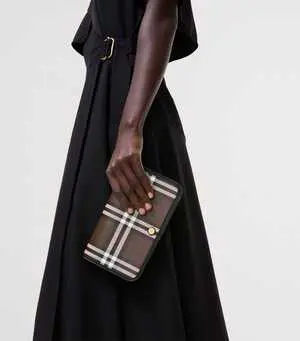 Burberry Check Chain Wallet
