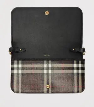 Burberry Check Chain Wallet