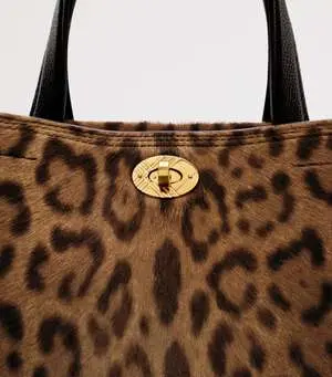 Burberry Mini Calf Hair Cotswolds Tote Bag
