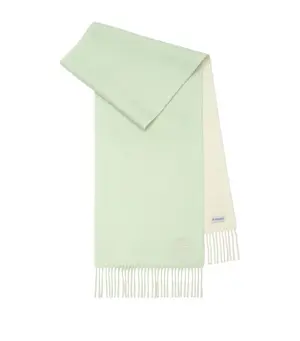 Burberry Cashmere Reversible Knight Scarf - Green