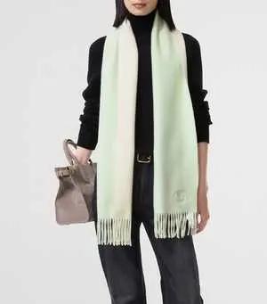 Burberry Cashmere Reversible Knight Scarf