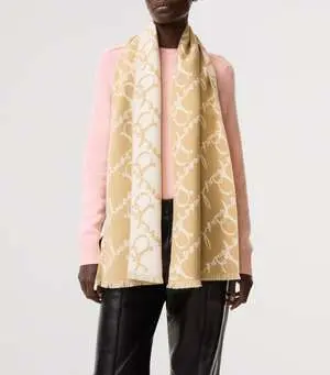 Burberry Wool Belt Logo Scarf