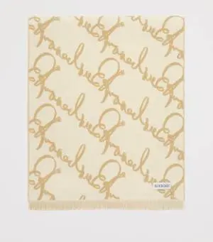 Burberry Wool Belt Logo Scarf
