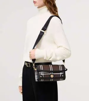 Burberry Check Note Cross-body Bag