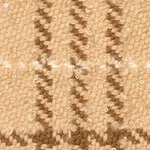 Burberry Cashmere-wool-silk Sequin Check Scarf