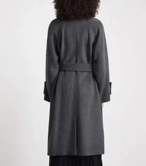 Claudie Pierlot Wool-blend Belted Coat