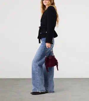 Maje Belted Double-breasted Jacket