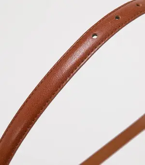Maje Leather Slim Belt