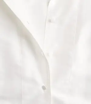 Sandro Silk Satin Oversized Shirt