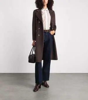Sandro Wool-blend Belted Coat