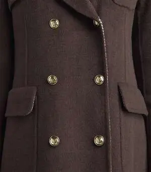 Sandro Wool-blend Belted Coat