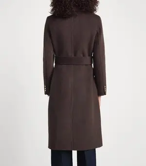 Sandro Wool-blend Belted Coat