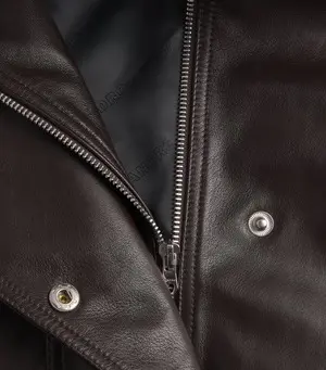 Sandro Oversized Leather Jacket