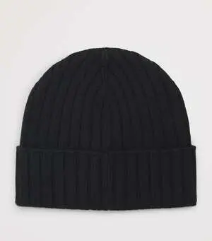 Herno Cashmere Logo Patch Beanie
