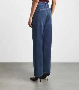 7 For All Mankind Low-rise Straight Jeans