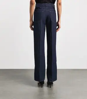 7 For All Mankind Stovepipe High-rise Straight Jeans