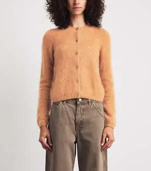 FRAME Wool-cashmere Airy Teddy Cardigan