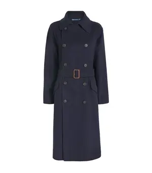 Polo Ralph Lauren Cashmere Trench Coat - Navy