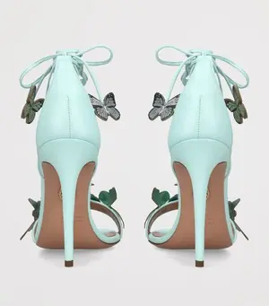 AQUAZZURA Papillon Heeled Sandals 105