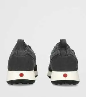 TOD'S Suede-knit Sportivo 79k Sneakers - Grey