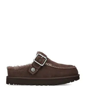 UGG Suede Goldenstar Evelina Clogs - Brown