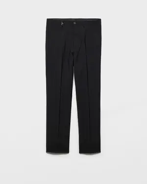 Prada Mohair Wool Pants - Black