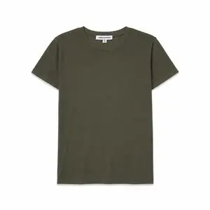 NOEND Supima Cotton Crew Neck Tee In Military - Green