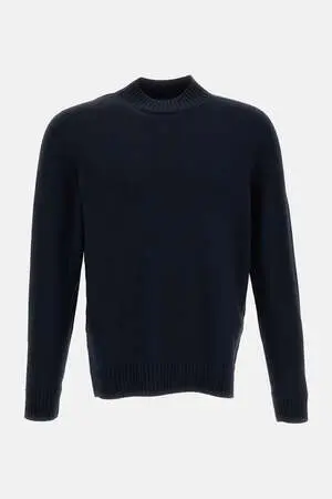 DRUMOHR Maglione Girocollo Rasato Tubico - Blu