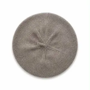 MAISON LOINTAINE Emily Paris Beret Pure Cashmere - Brown