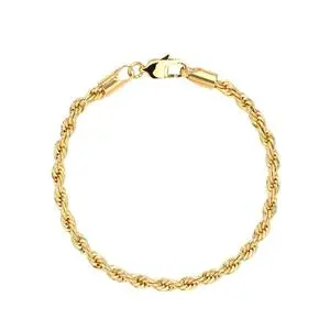 HARFI Plated Rope Chain Bracelet For - Gold