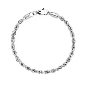 HARFI Rope Chain Bracelet For - Silver