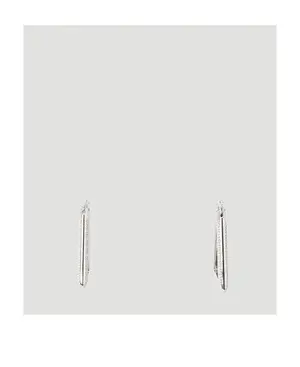 Bottega Veneta Logo Engraved Triangle Earrings