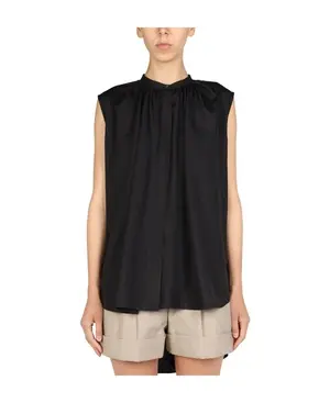 Alexander McQueen Button Detailed Sleeveless Top