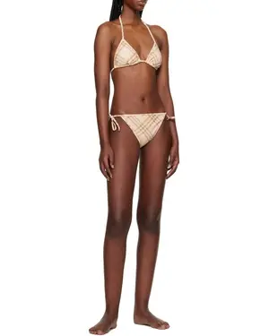 Burberry Check Bikini Top