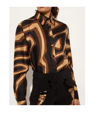Emilio Pucci Labirinto Printed Twill Shirt