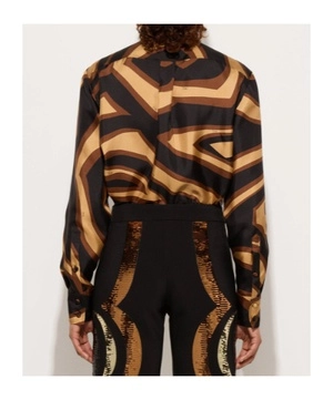 Emilio Pucci Labirinto Printed Twill Shirt