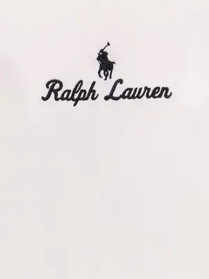 Polo Ralph Lauren Logo Embroidered Crewneck T-shirt - White