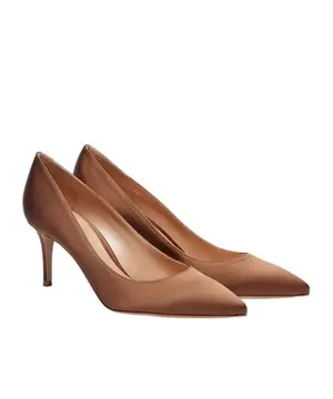 GIANVITO ROSSI Crêpe Satin Pumps