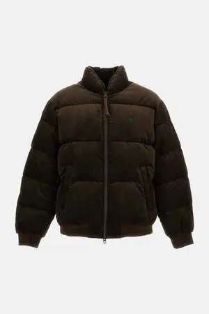 Polo Ralph Lauren Piumino Wyoming In Velluto A Coste - Marrone