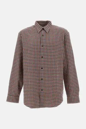 Dries Van Noten Camicia In Cotone A Quadri Caper - Multicolor