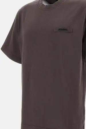 Jacquemus Maglietta Le Tshirt Gros Grain - Marrone
