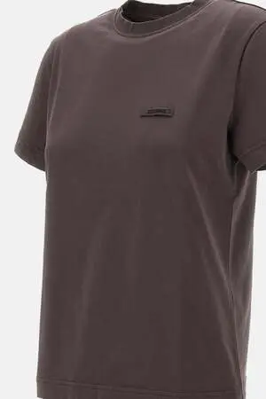 Jacquemus T-shirt Gros Grain - Marrone